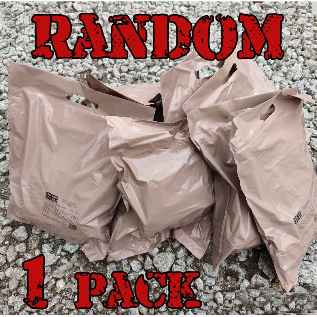 UK British MRE Ration Packs - 24Hr Meals with 4000 Kcal